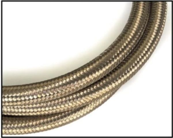 AN-12 20 Ft Of Steel Braided Fuel Line Hose