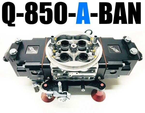 Quick Fuel 850 Cfm Alcohol Blow Through Carburetor Q-850-A-BAN With #8 ...