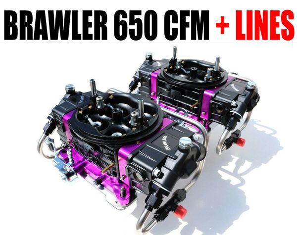 Quick Fuel 650 Cfm Black Blower Supercharger Carburetors BR-67301-B2 ...