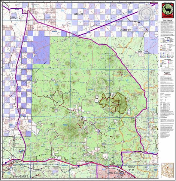 AZ HuntMap GMU 7W