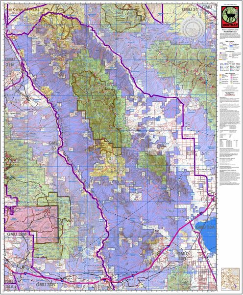 AZ HuntMap GMU 32