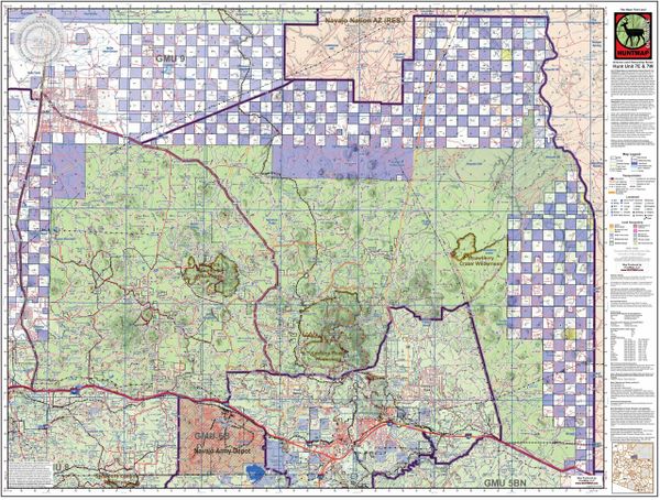 AZ HuntMap GMU 7-Combo