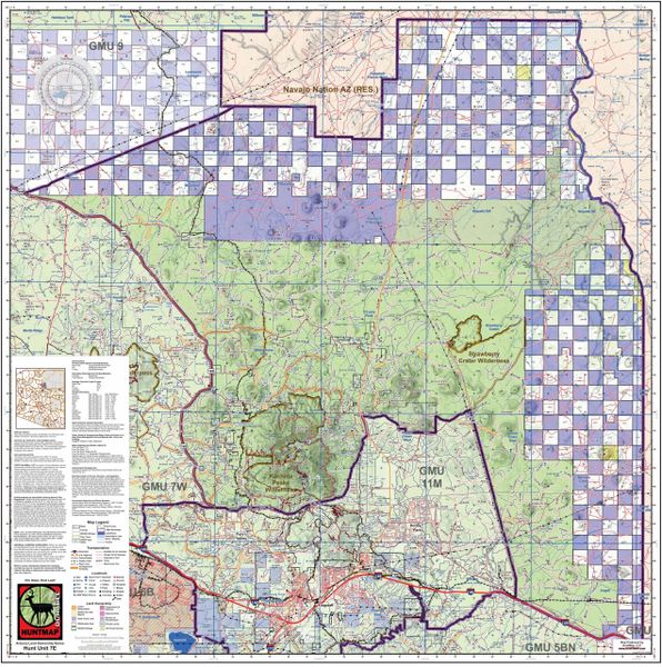AZ HuntMap GMU 7E
