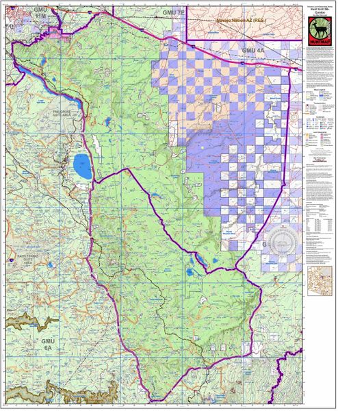 AZ HuntMap GMU 5B-ALL