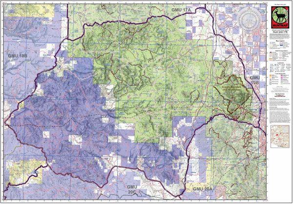 Arizona HuntMap GMU 17B