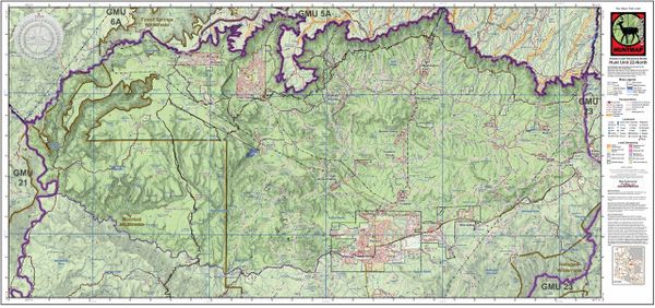 Arizona HuntMap GMU 22N