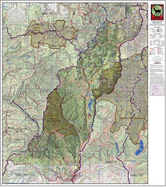 CO HUNTMAP GMU 74