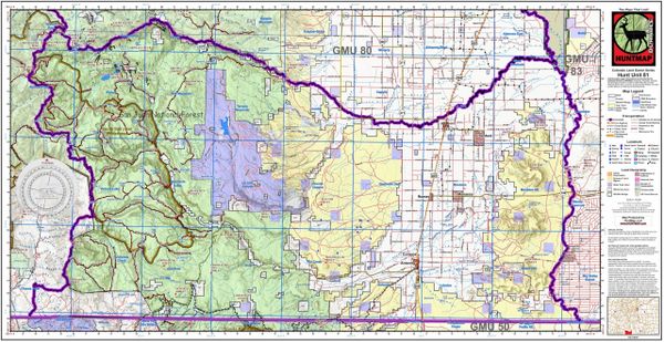 CO HUNTMAP GMU 81
