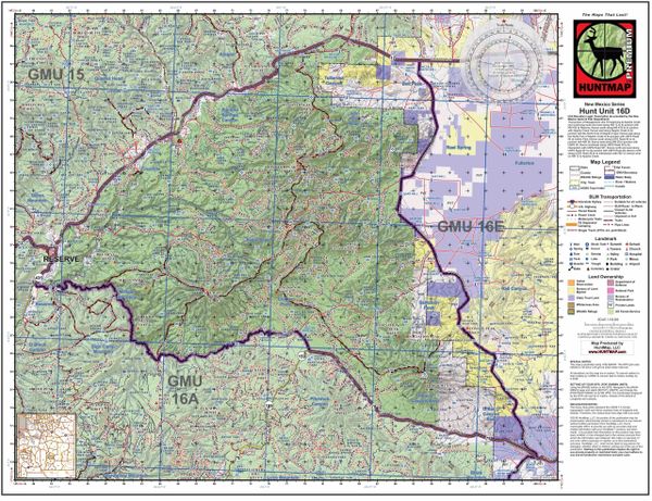 NM HUNTMAP GMU 16D