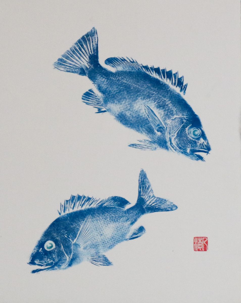 Grunt & Gray Snapper 16" x 20"