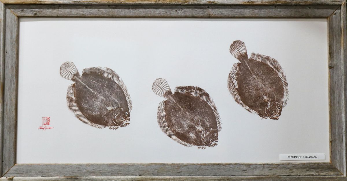 Flounder 41" x 22"