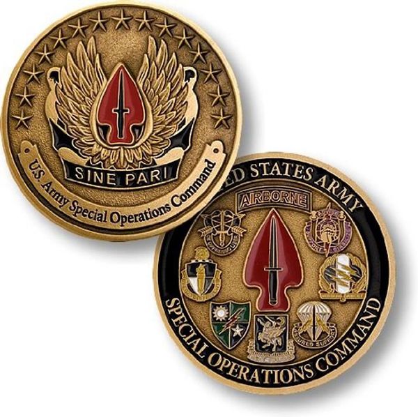 Challenge Coin: US Army SOCOM Special Forces Ranger Night Stalker
