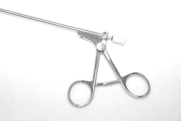 Scissor Handle Grasper 5mm, 33cm with Double-Action Jaw