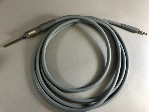 Universal fiber optic light cord 5mm x 10ft length (no adaptors)