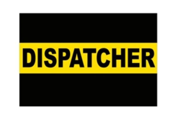 Thin Gold Line Dispatcher Decal Sticker