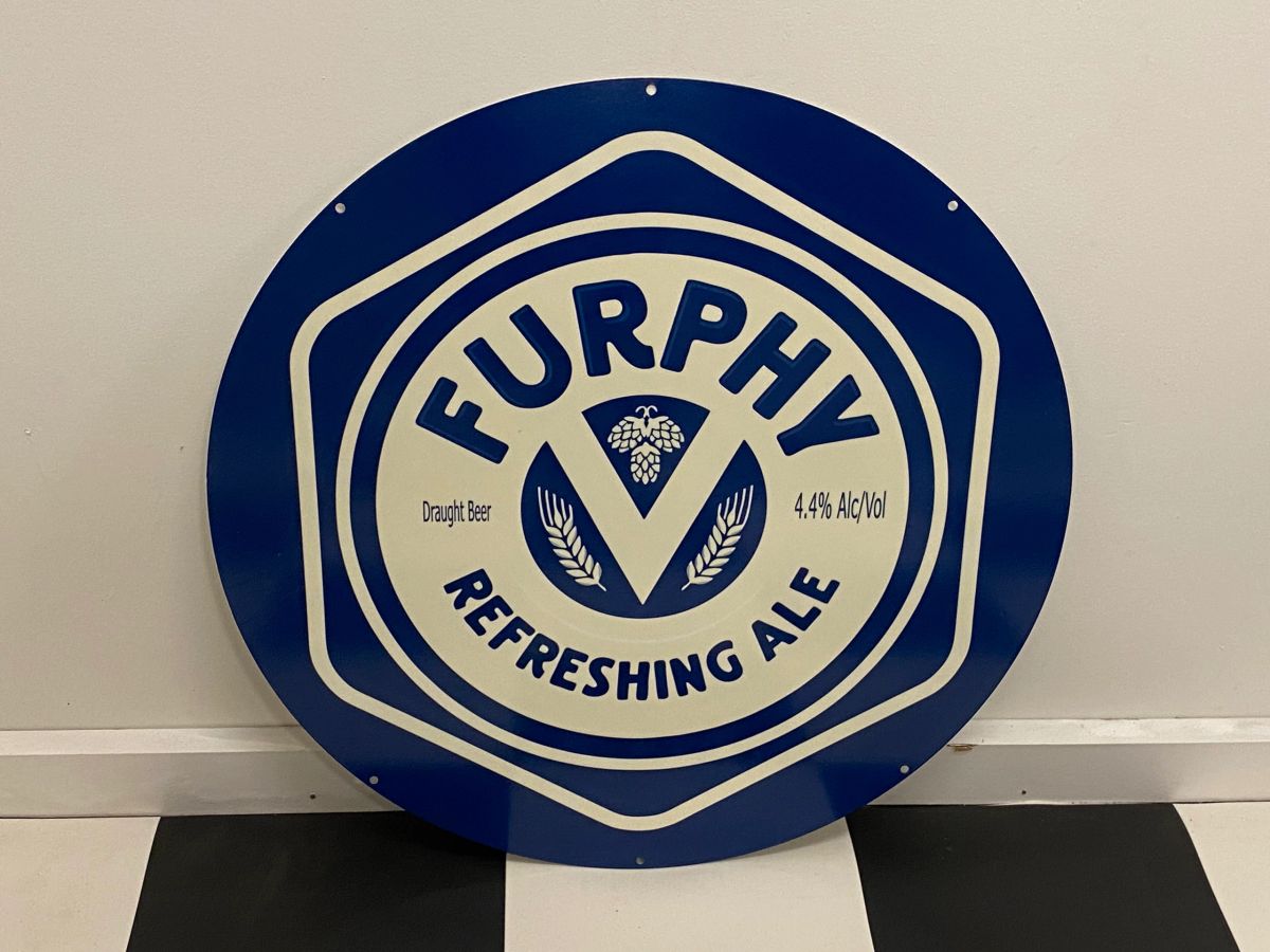 FURPHY BEER 560 MM ROUND SIGN