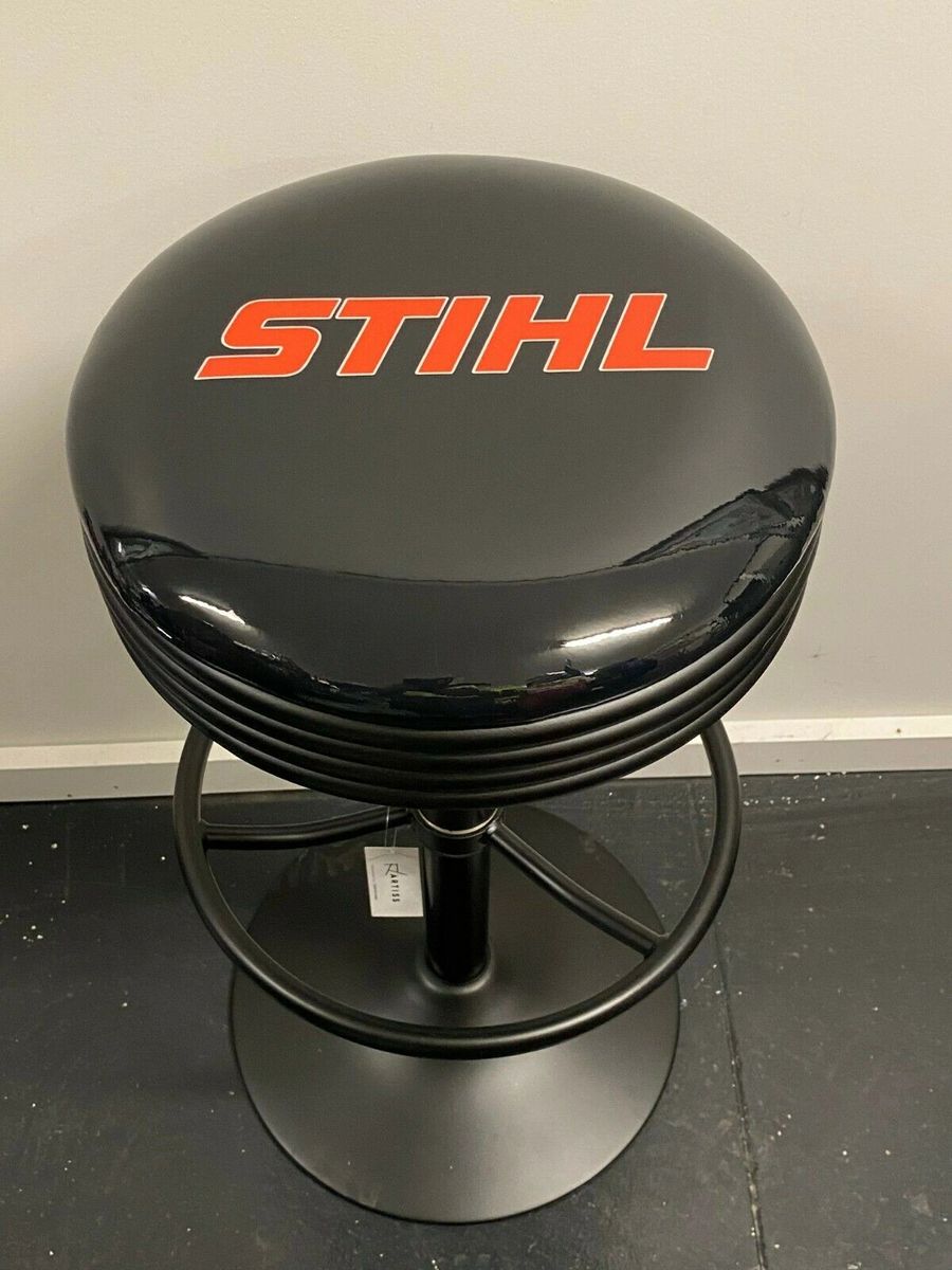 STIHL CHAINSAWS BLACK BAR STOOL