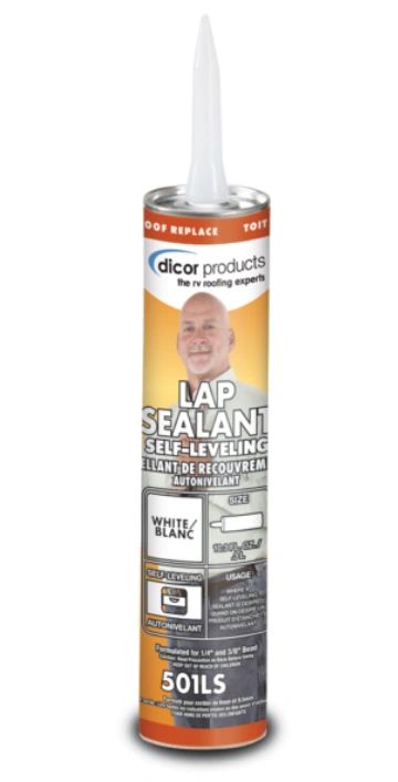 Dicor Lap Sealant - Self-Leveling - For Horizontal Surfaces - White ...