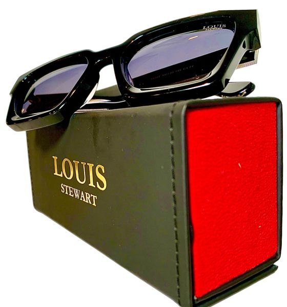 Black Boss Glasses | The Louis Stewart Collection
