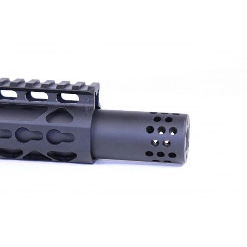 AR .308 Cal Slip Over Barrel Shroud with Muzzle Comp | Tactical Skeleton