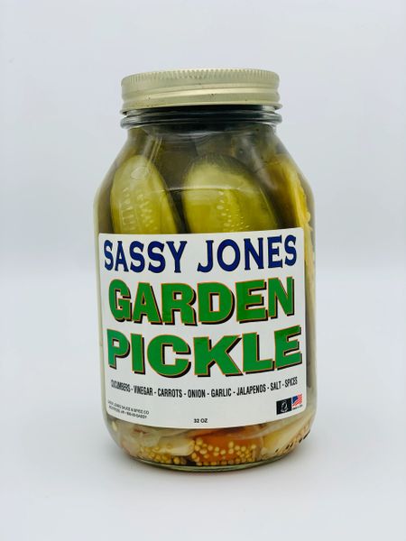 Sassy Jones Garden Pickle Halves-Like Granny Made