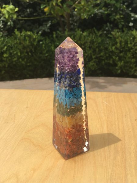 Orgone Chakra Obelisk Tower