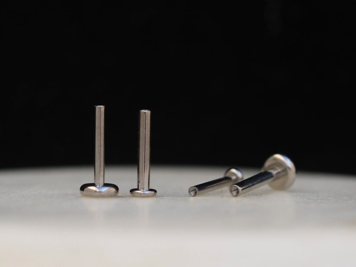 18ga Titanium Post Backing - Internally Threaded
