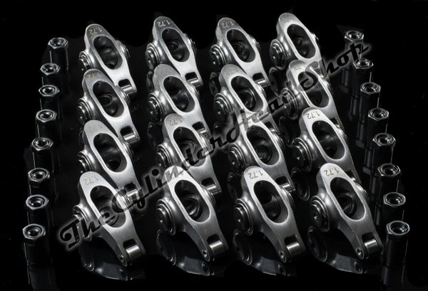 NEW BIG BLOCK CHEVY 1.7 STAINLESS STEEL 7/16 ROLLER ROCKERS BBC 396 402 ...