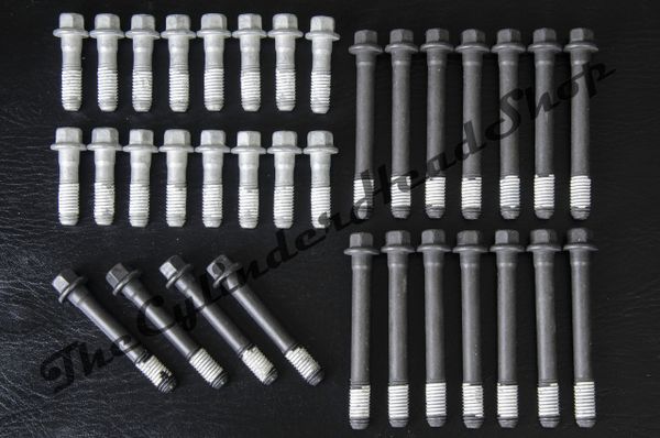 ELGIN SBC CHEVY HEAD BOLTS BRAND NEW 305 327 350 400 COMPLETE SET MADE ...