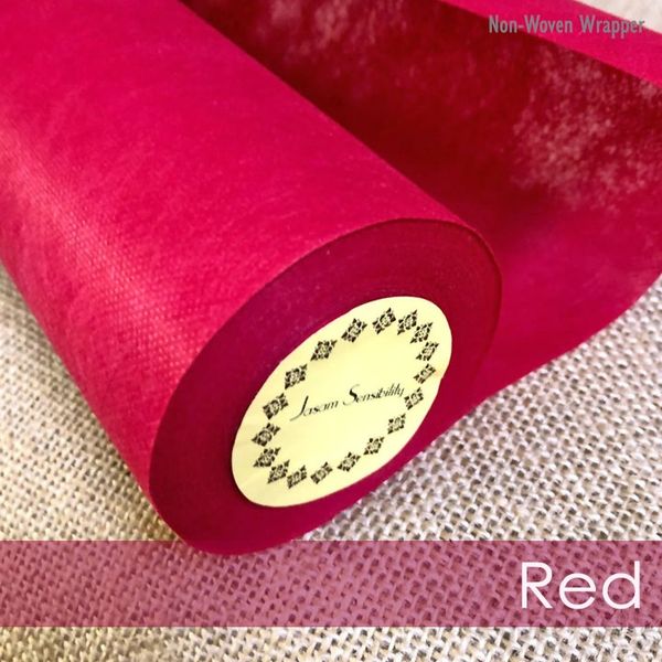 Non Woven Fabric Wrapper Red