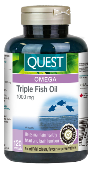 Quest® Triple Fish Oil (120 Softgels) - 338494