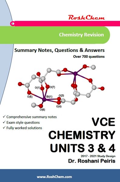 VCE Chemistry units 3&4