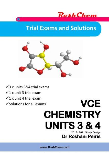 VCE Chemistry Units 3&4-Trial exams