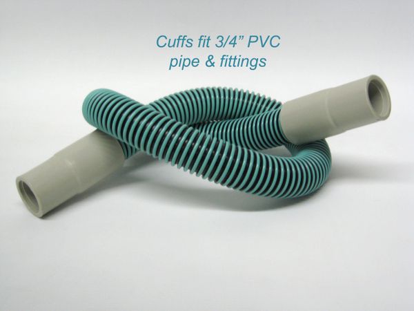 Flexible Drain Hose (Fits 3/4" PVC Fittings)
