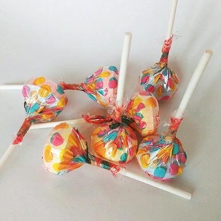 Double Lollies wrapped