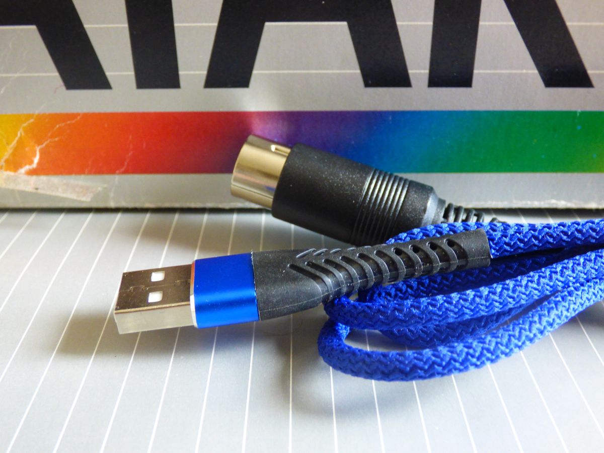 Atari 800XL 1m high Quality USB power cable.