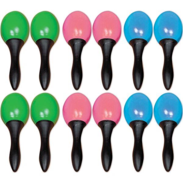 Mini Maracas, 12ct | party suppl balloon curbside pickup curb side pick ...