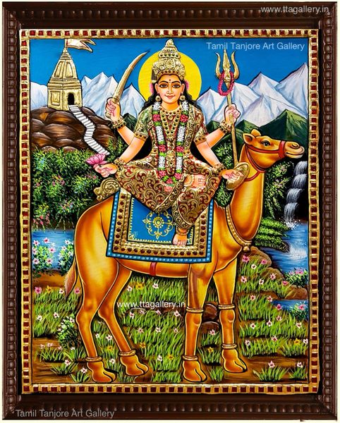 Momai Mata Tanjore Painting