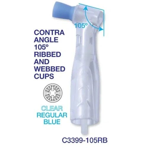 Clear Body Prophy Angles with Latex-Free Ribbed and Webbed Cups - Bulk ...