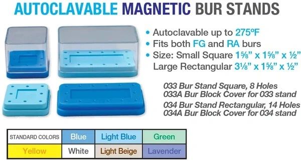 Autoclavable Magnetic Bur Stands