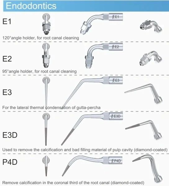 Endo Scaler Tips for EMS® Type Ultrasonic Scalers (1 pc)