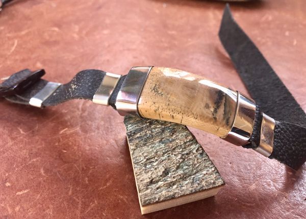 Wide Single Piece Mammoth Bracelet | Rex Foster Jewelry