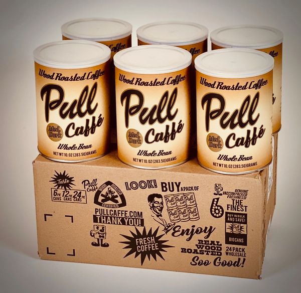 Pull Caffé 6 pack case of large 2lb cans