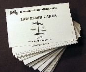 Law Flash Card Set - 2026 version