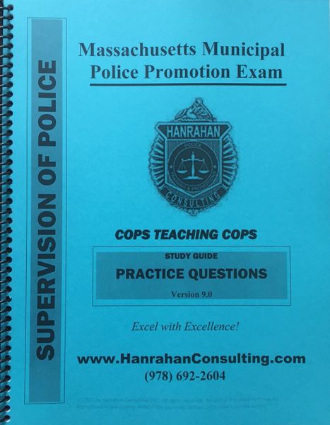 Supervision of Police Personnel Study Guide