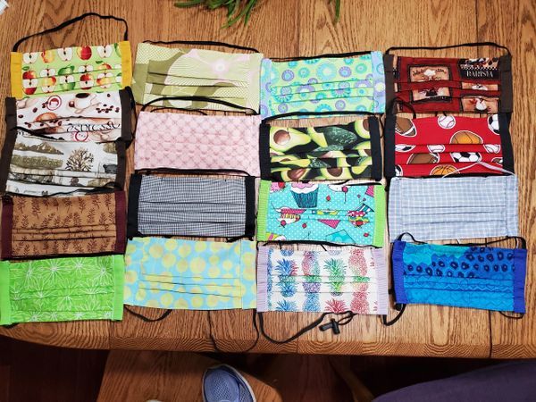 Face Mask made with filter fabric Adjustable