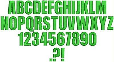 Genuine Font Wilcom Alphabet 0002