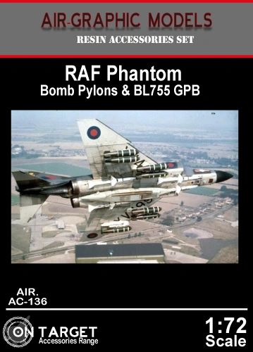 AC-136 RAF Phantom TER pylons and BL755 bombs