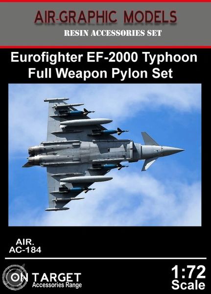 AC-184 Eurofighter EF2000 Typhoon full weapon pylon set
