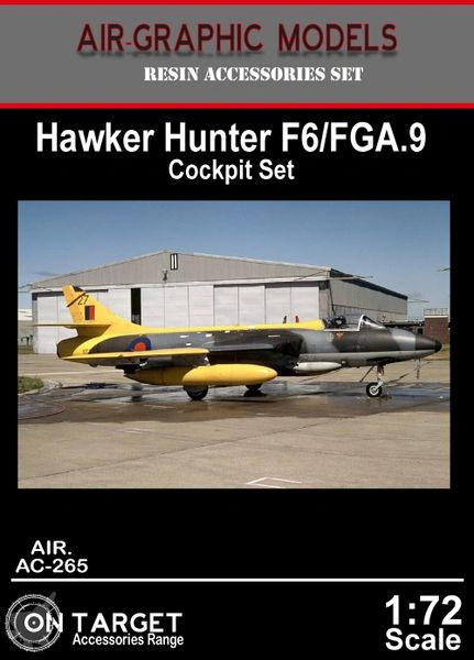 AC-265 Hawker Hunter F6/FGA.9 Cockpit set